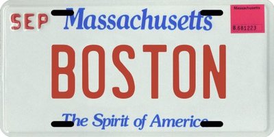 Boston Massachusetts Aluminum MA License Plate | eBay