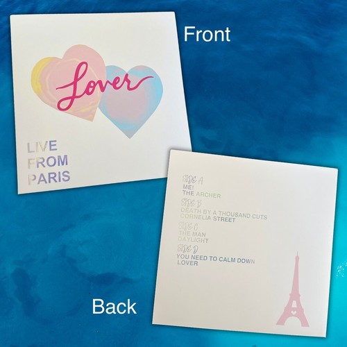 Lover Live from Paris Custom Vinyl Sleeve For 2025 version With Track ...