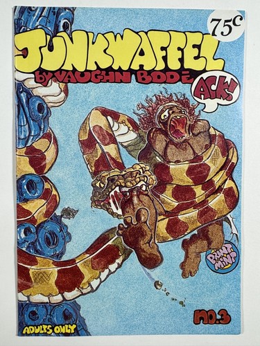 JUNKWAFFEL by VAUGHN BODE Vol.3 High-Grade PRINT MINT UNDERGROUND COMIC ...