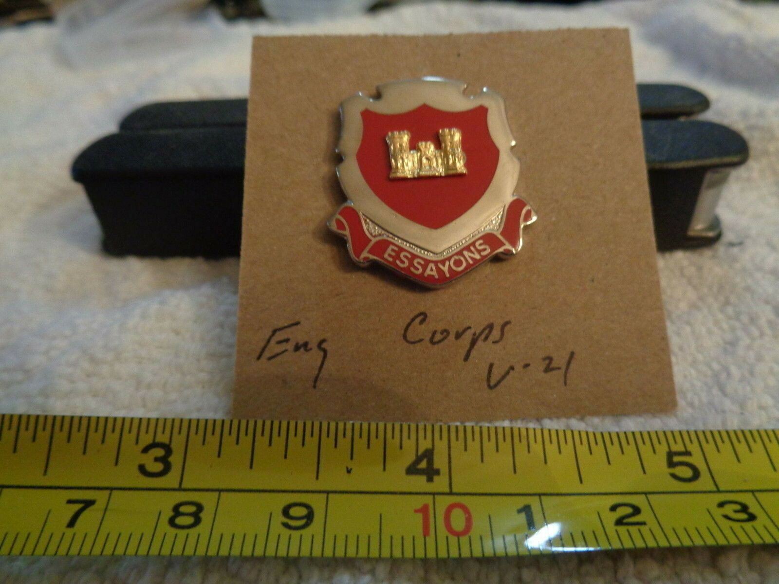Engineer Corps V-21 Unit Crest, DI, DUI (DRAW#61) | eBay