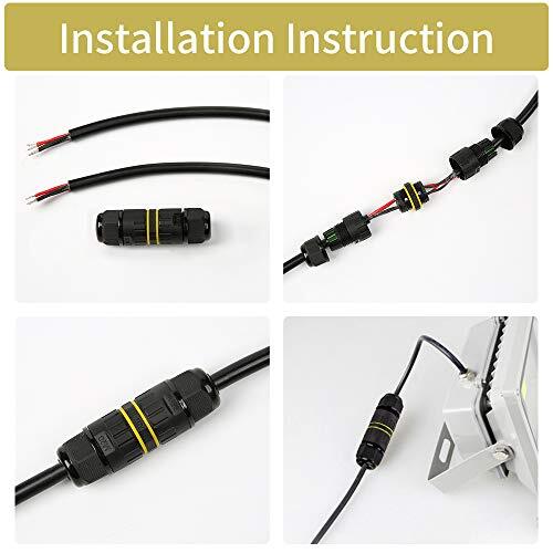 3 Pole Wire Connector Waterproof IP68 External Electrical Junction M20 ...