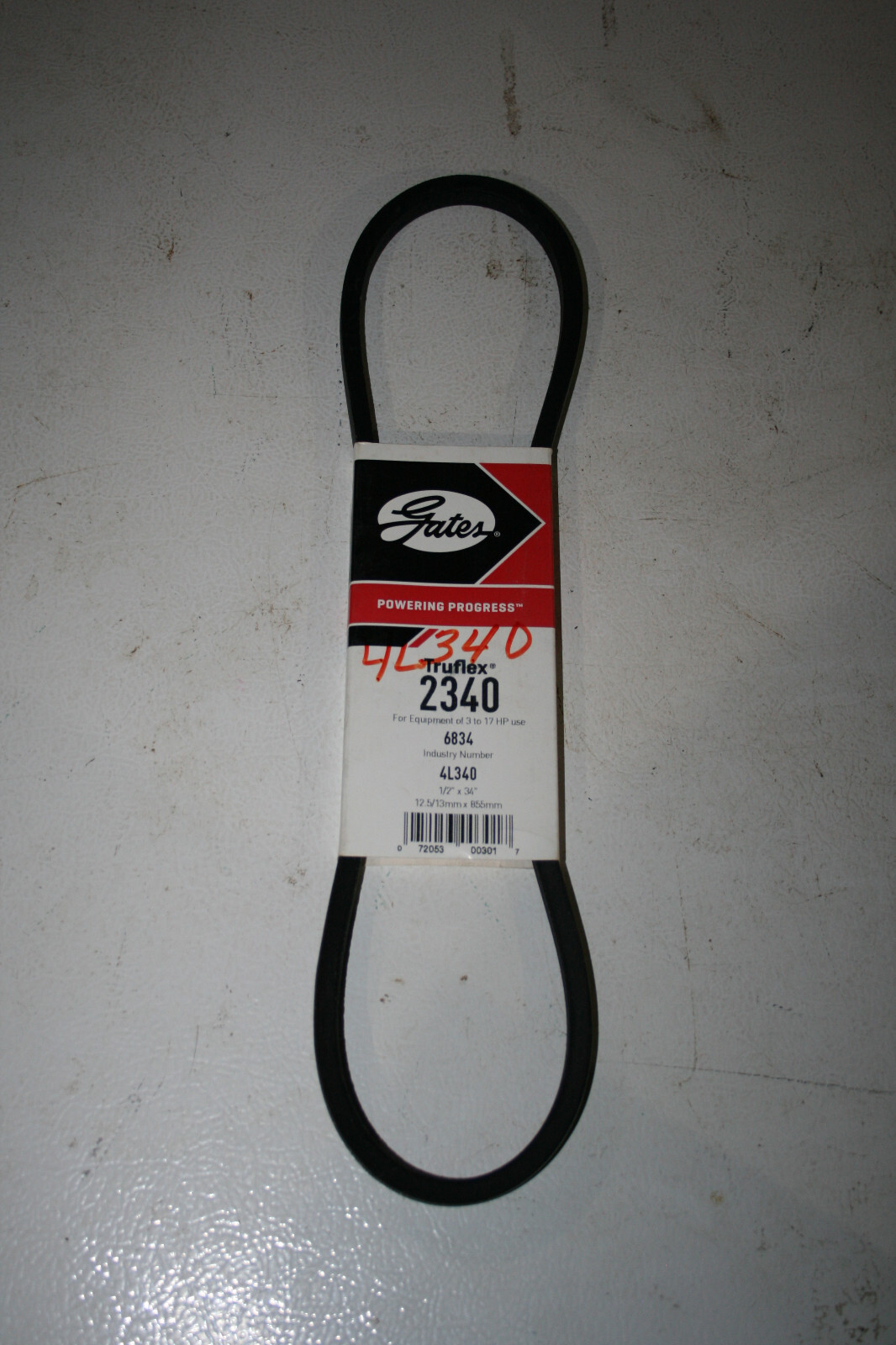 Surplus Gates Truflex Belt 2340 4l340 for sale online | eBay