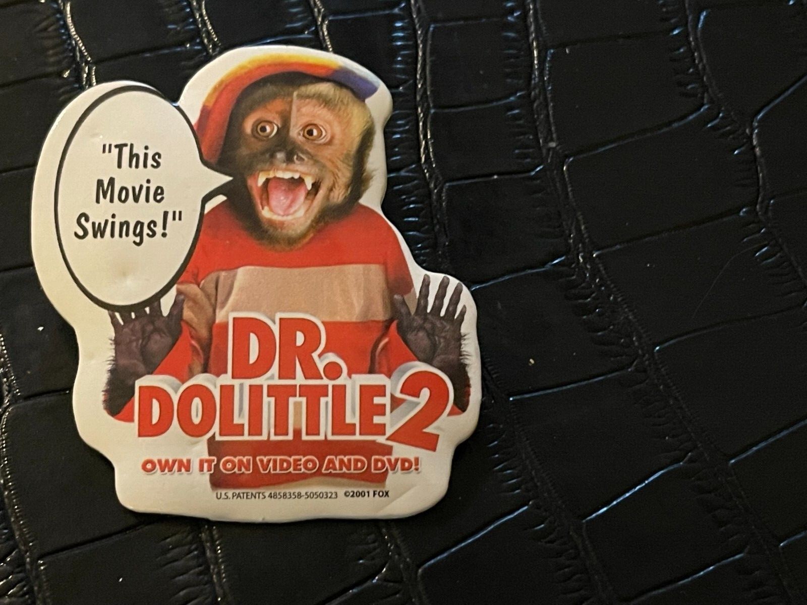 VINTAGE NOS figural PINBACK #135 - DR DOLITTLE 2 movie (MONKEY) | eBay