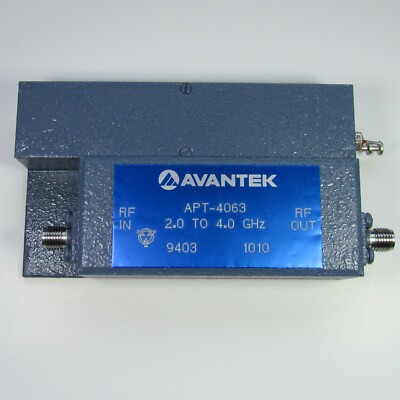 1pc Avantek APT-4063 2-4GHz 28dB 30dBm (1W) SMA Amplifier | eBay