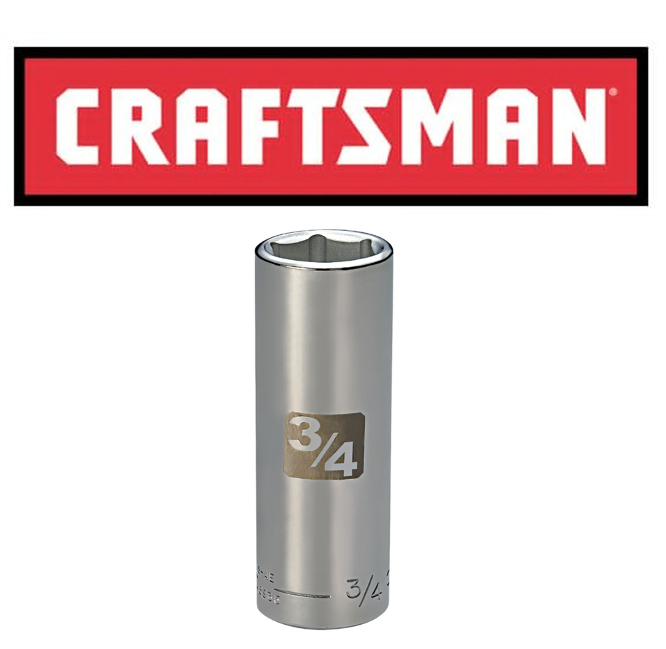 Craftsman Easy Read Socket 1/2 or 3/8" Drive Shallow or Deep Metric mm ...