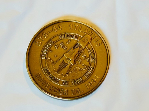 NASA Space Transportation Shuttle Coin - Atlantis ( STS-44 ) | eBay