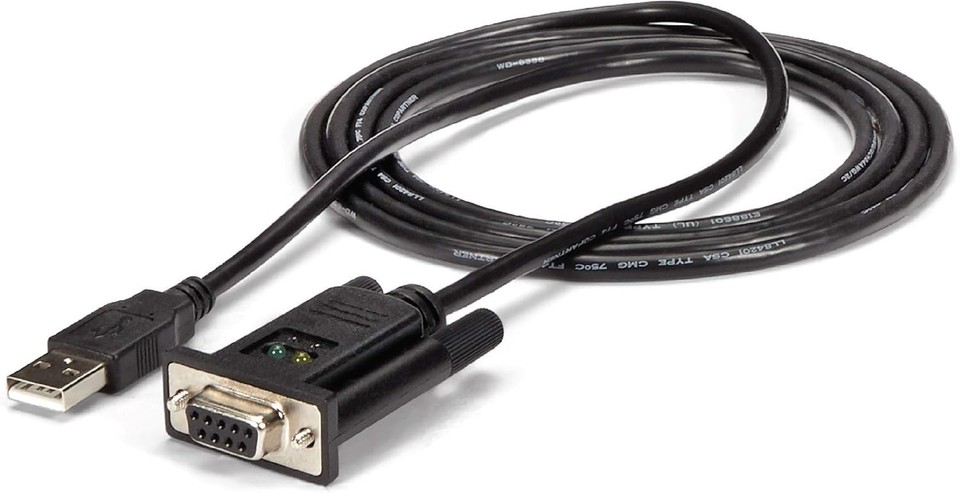FTDI 6ft USB to RS232 Adapter - Null Modem Cable for Seamless Device ...