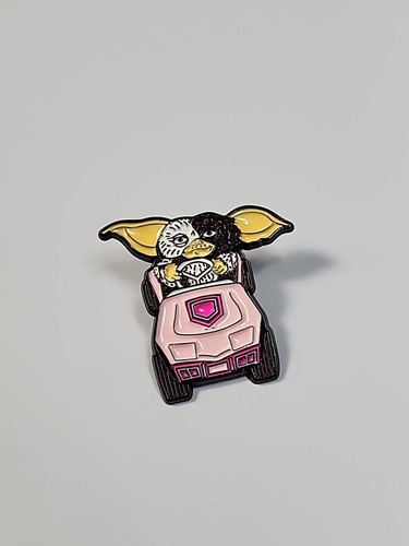 Gizmo/Stripe Lapel Pin Driving Pink Car Character from Gremlins | eBay