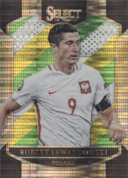 2016-17 Panini Select - Terrace Robert Lewandowski #5 Multi-Color Prizm ...