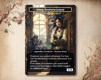 Delney, Streetwise Lookout - MTG Custom Card - Alter Magic: The ...