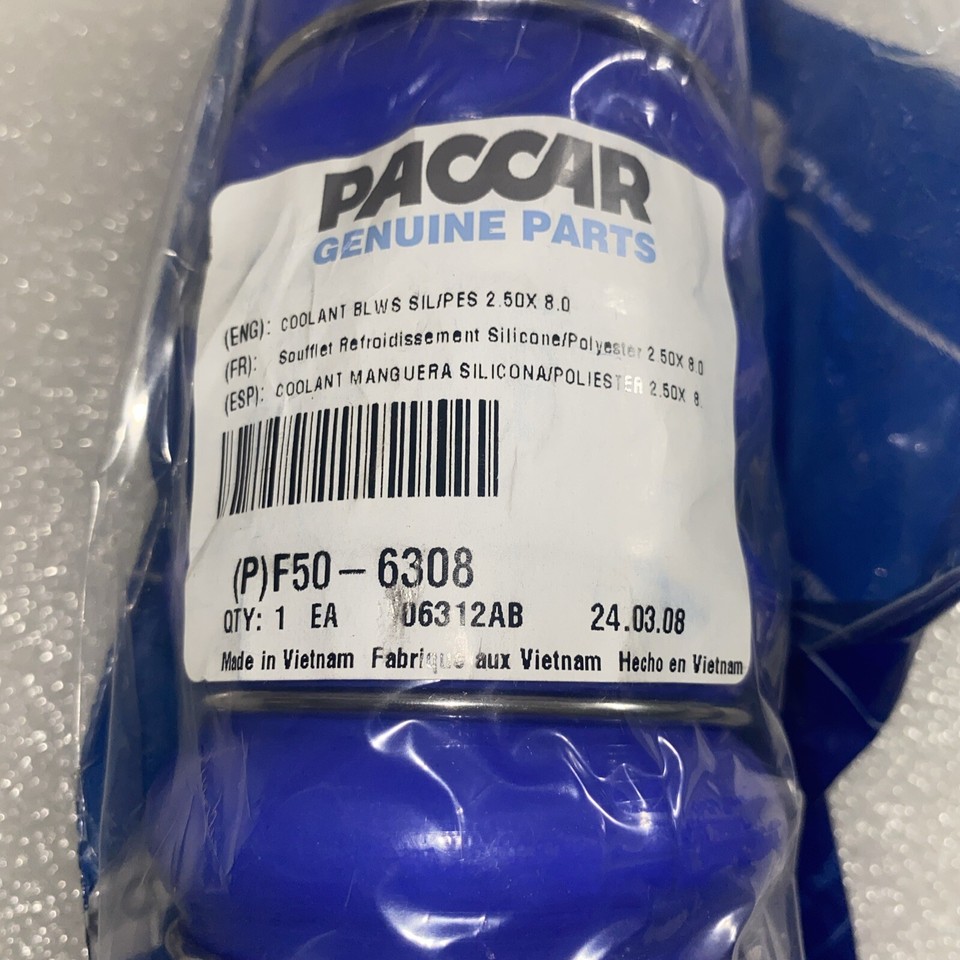 It fits F50-6308 Genuine Paccar Radiator Coolant Hose OEM - Free ...