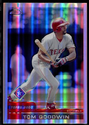 2000 Topps Chrome Refractor #183 Tom Goodwin Rangers | eBay