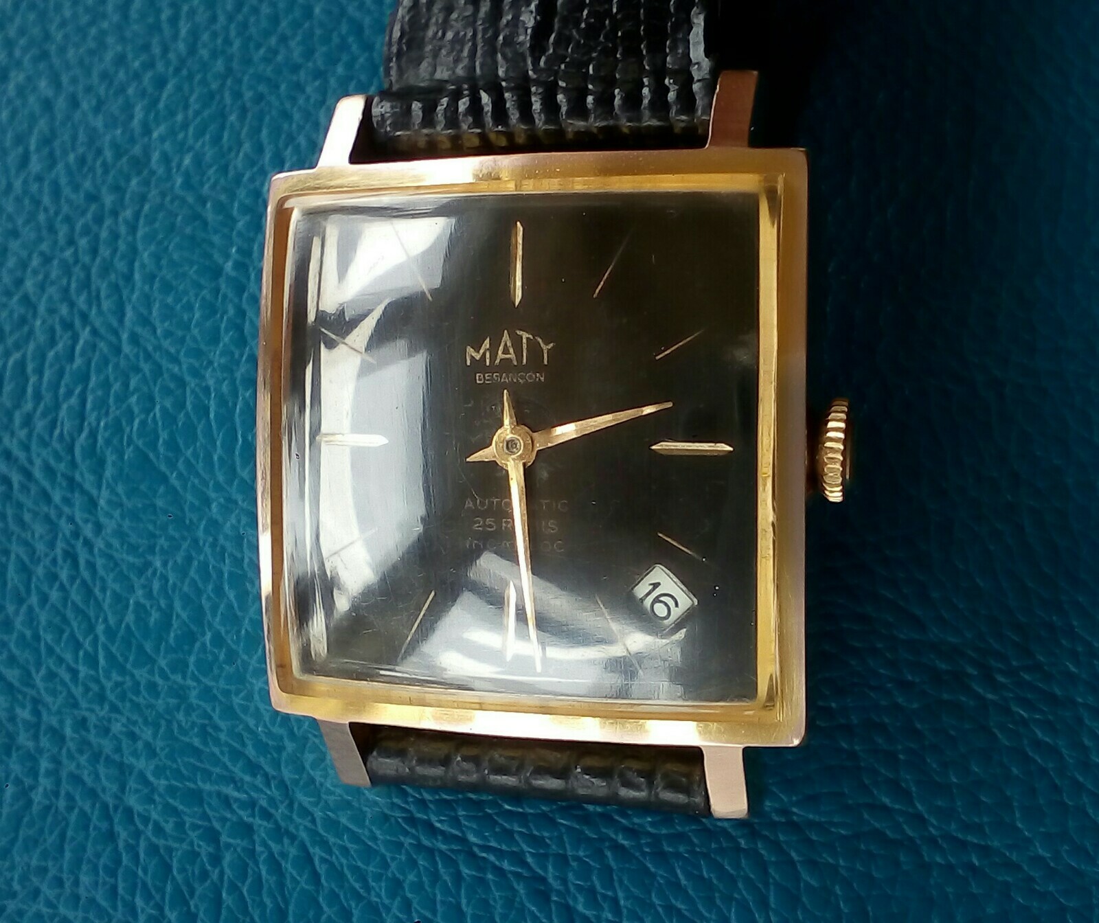 Vintage Men's MATY Automatic Watch. ETA CAL 2452, Serviced, 6m.WARRANTY ...