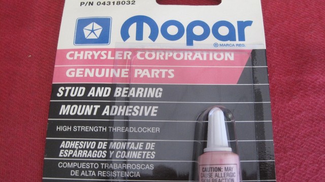 NOS Mopar Stud and Bearing Mount Adhesive P/n 04318032 for sale online ...