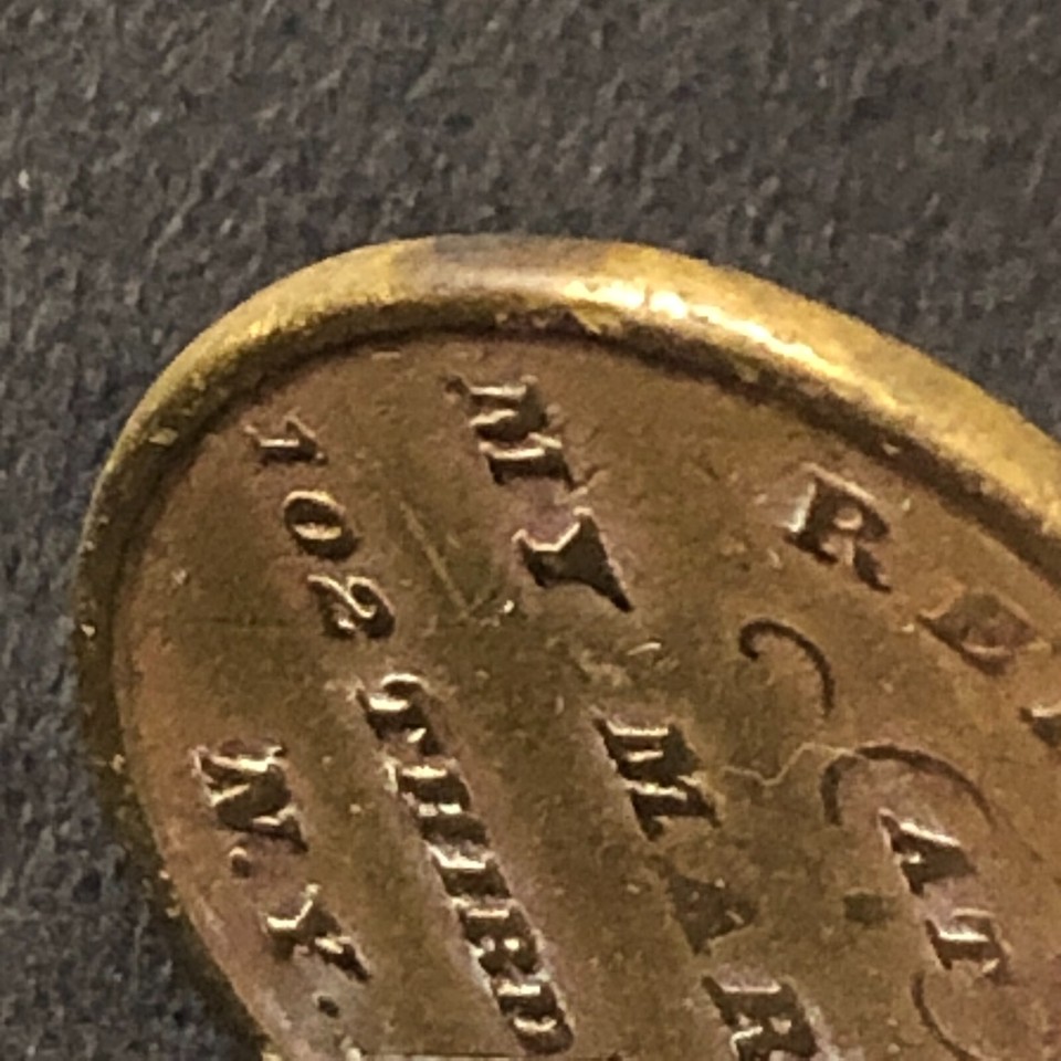 Civil War Trade Token PH. J. Seiter's Market Redeemed Store Card NY 19 ...