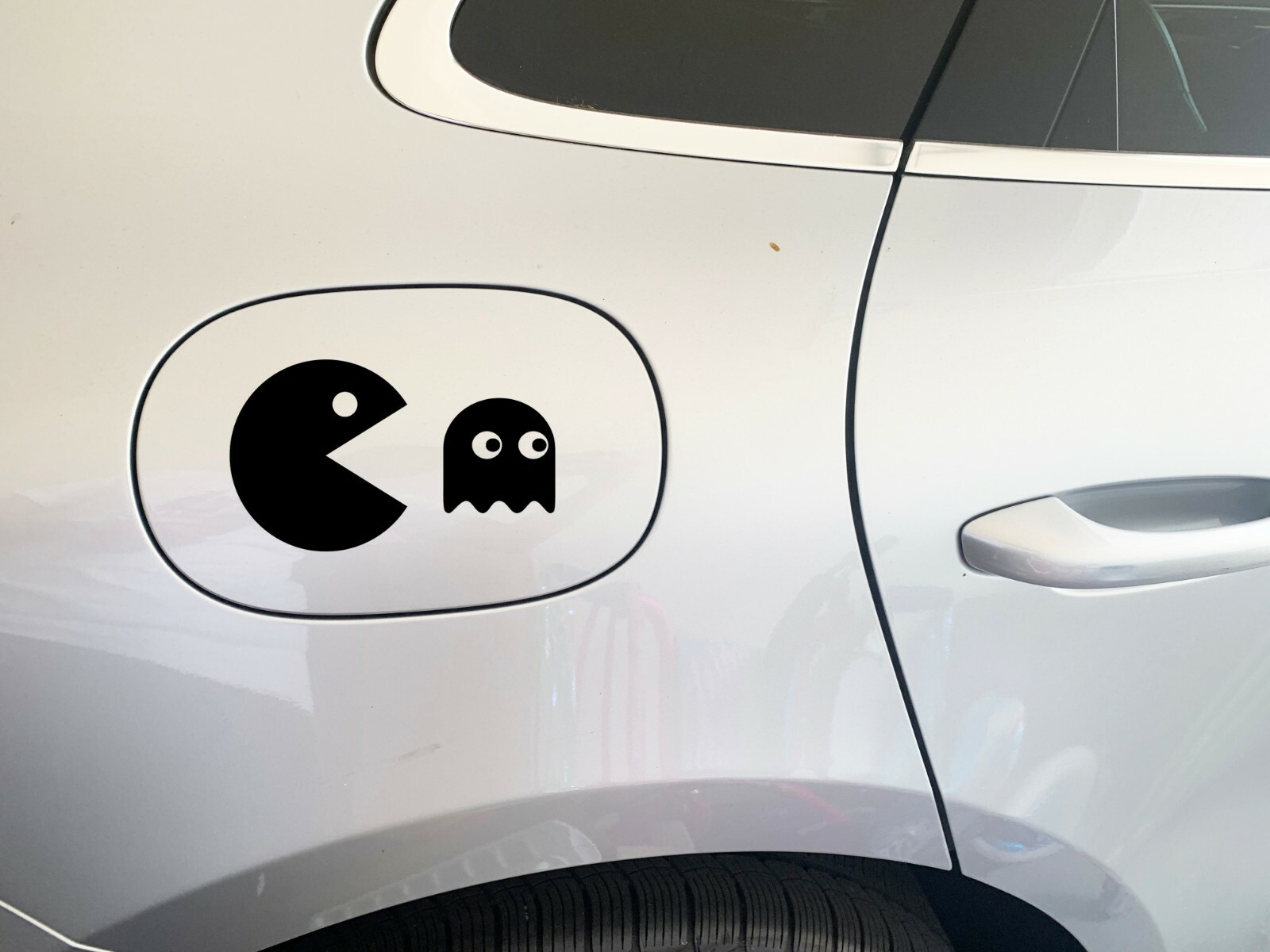 2 x Pacman Vinyl Decal (3" x 5") - Apple Laptop Car Trucks Window | eBay