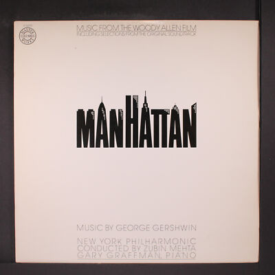 SOUNDTRACK: manhattan COLUMBIA 12" LP 33 RPM | eBay