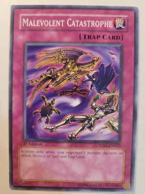 Malevolent Catastrophe - SDRL-EN032 - Common - 1st Edition NM YuGiOh ...
