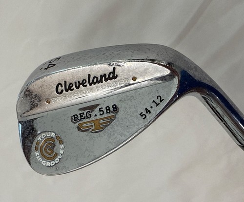 Cleveland REG 588 Precision Forged 54* 12* Sand Wedge Flex True Temper ...