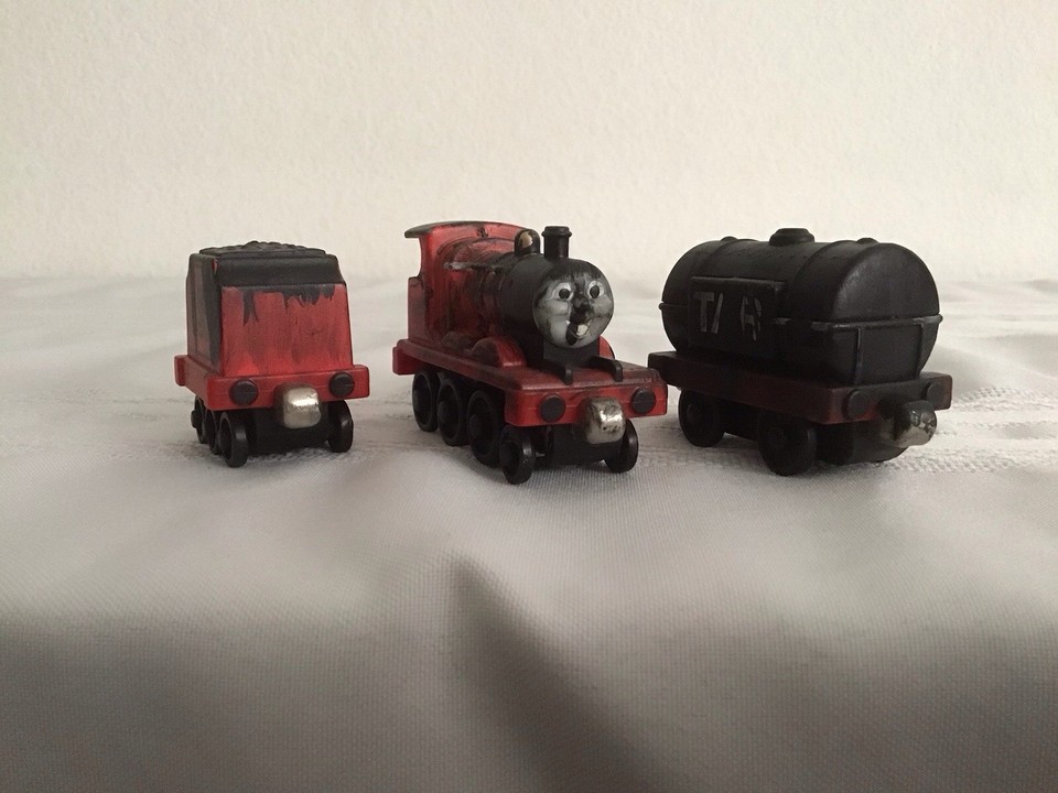 Take Along Thomas The Tank Engine CUSTOM - Dirty Objects James & Tar ...