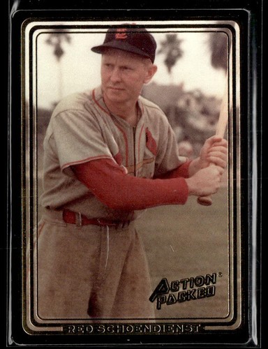 1993 Amoco/Coca-Cola Action Packed #4 Red Schoendienst Baseball Card ...
