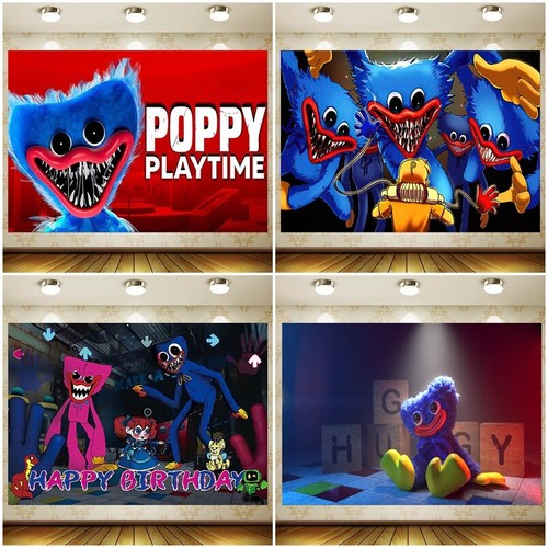 Poppy Playtime Backdrop Birthday Party Banner Supplies Photo Studio ...