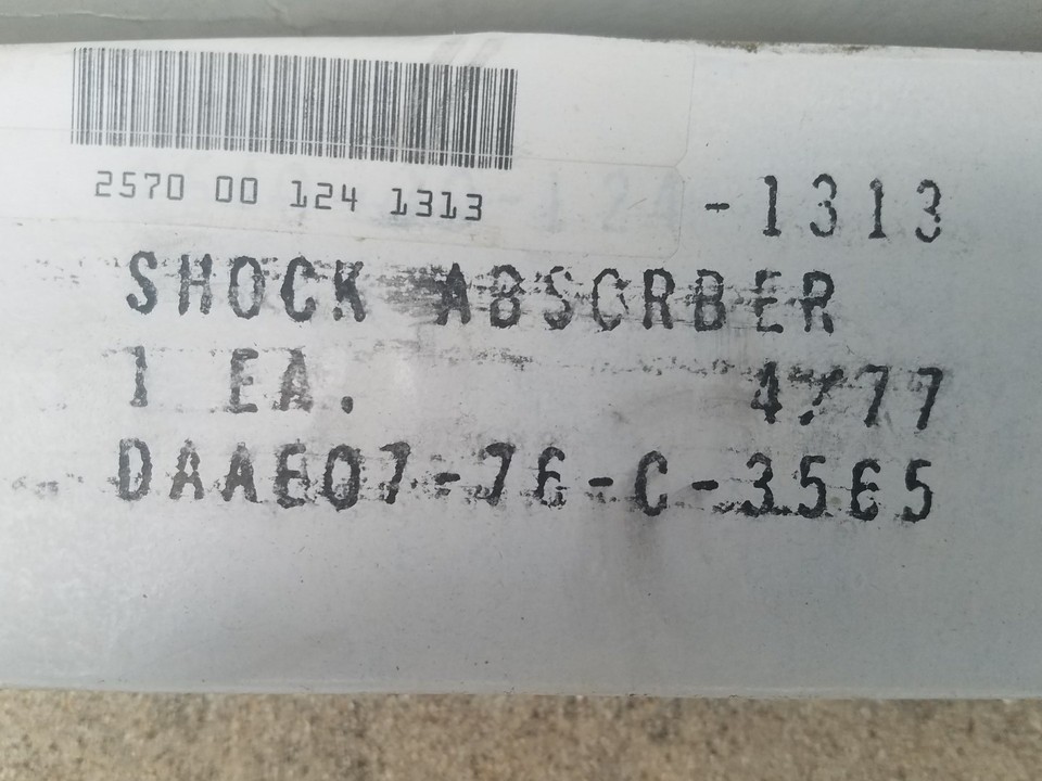 M715 M725 M724 Kaiser Jeep Rear Shock Absorber Pair Military Truck | eBay