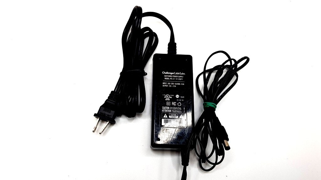 AC Power Adapter 12V 2.5A W 2.1x5.5mm Center Positive DC Plug PS-2.1-12 ...
