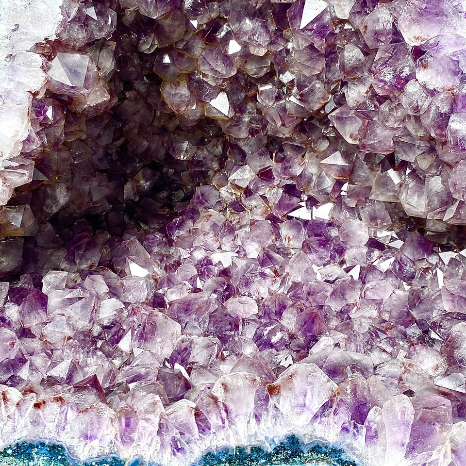 47.12LB Natural Brazilian Amethyst Crystal Cave Stone Cluster Quartz ...