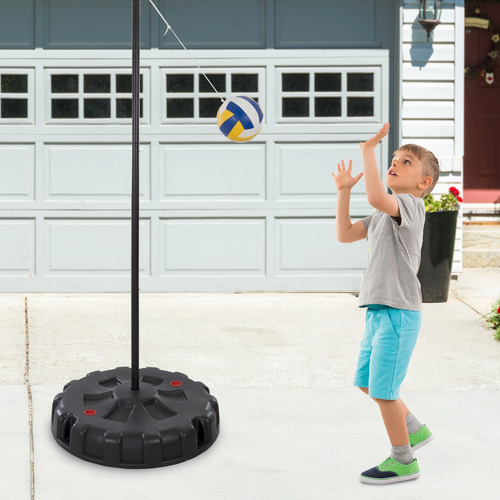 Portable Tetherball Complete Outdoor Game Set with Base Ball/Pump/Cord ...
