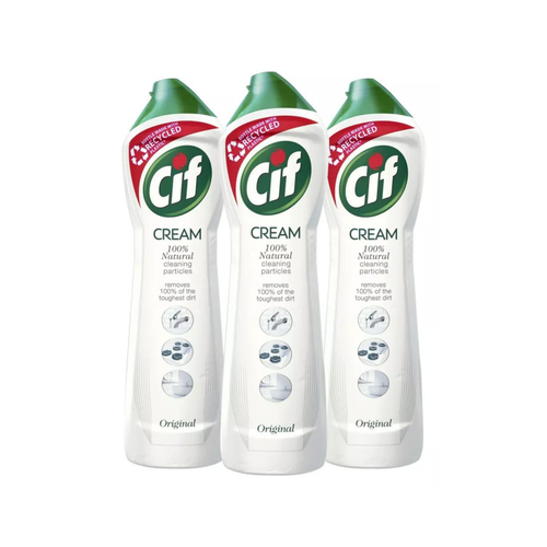 Cif Cream Original Cleaner with Cleaning particles 500ml - Pack of 3 | eBay