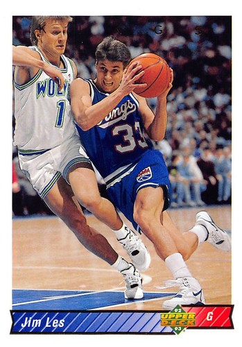 Jim Les 1992 Upper Deck 241 Sacramento Kings Basketball Card | eBay