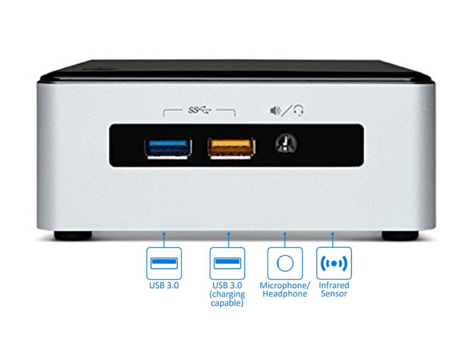 Intel NUC Desktop NUC5i3RYH - 8GB - 512GB M.2-SSD Win 11 Pro- Small but ...