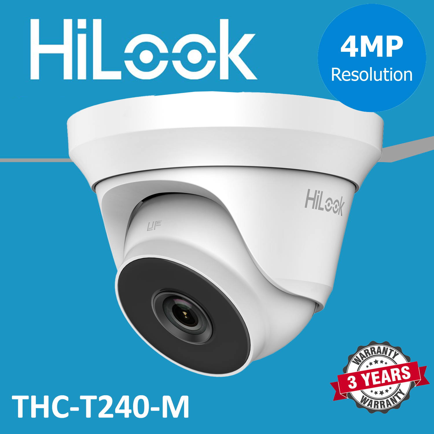 HIKVISION CAMERA 4MP CCTV SECURITY HILOOK CAMERA IP66 40M Smart IR ...
