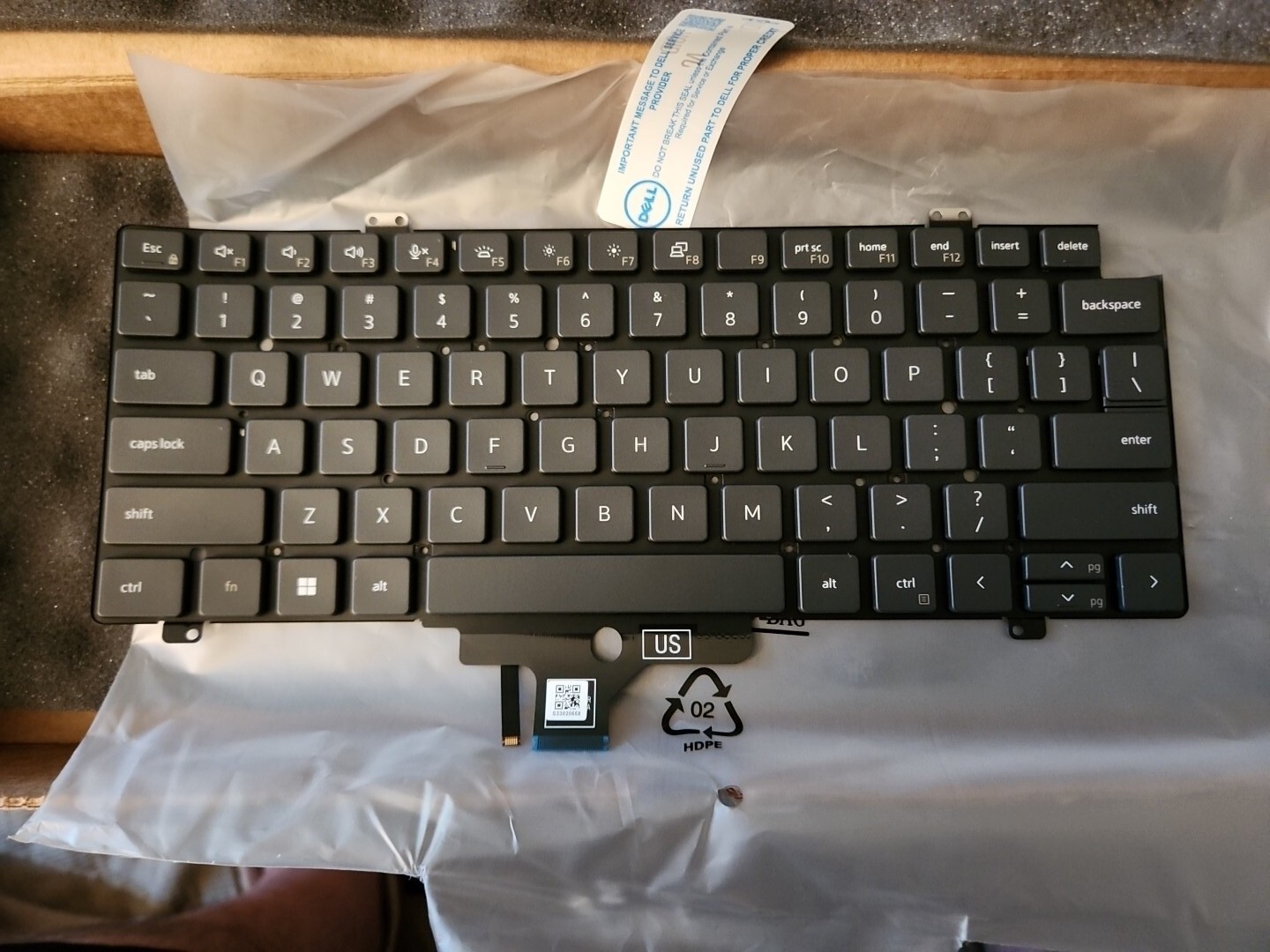 Dell Latitude 5420 7420 7520 Laptop Keyboard Backlit MV4X8 0MV4X8 for ...