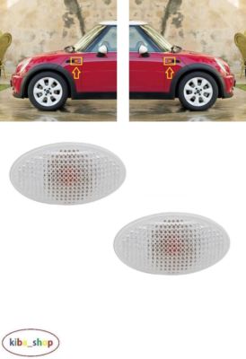 FOR MINI COOPER/ONE/CABRIO 2001-2007 SIDE INDICATOR REPEATERS PAIR LEFT ...