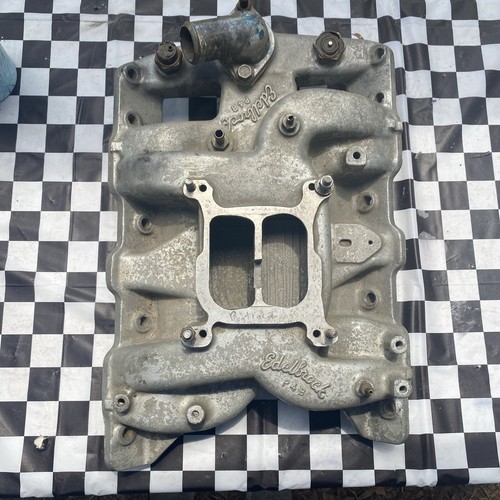 Vintage Edelbrock P4B Aluminum Intake Manifold 1965-79 350 381 329 455 ...