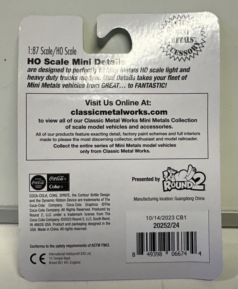 Mini Details HO Scale Sprite Stacked Shipping Cases 2-Pack #20252 New ...