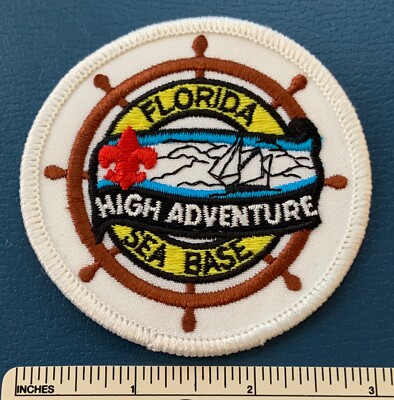 FLORIDA SEA BASE Boy Scout High Adventure PATCH BSA Scouting Uniform ...