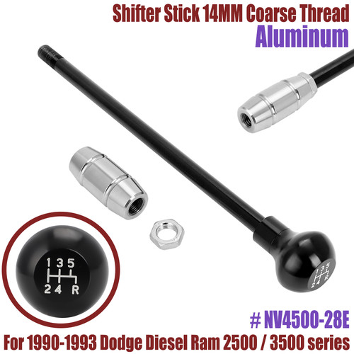 For Dodge NV4500 G360 Shifter Stick 14MM Coarse Thread NV4500-28E Ram ...