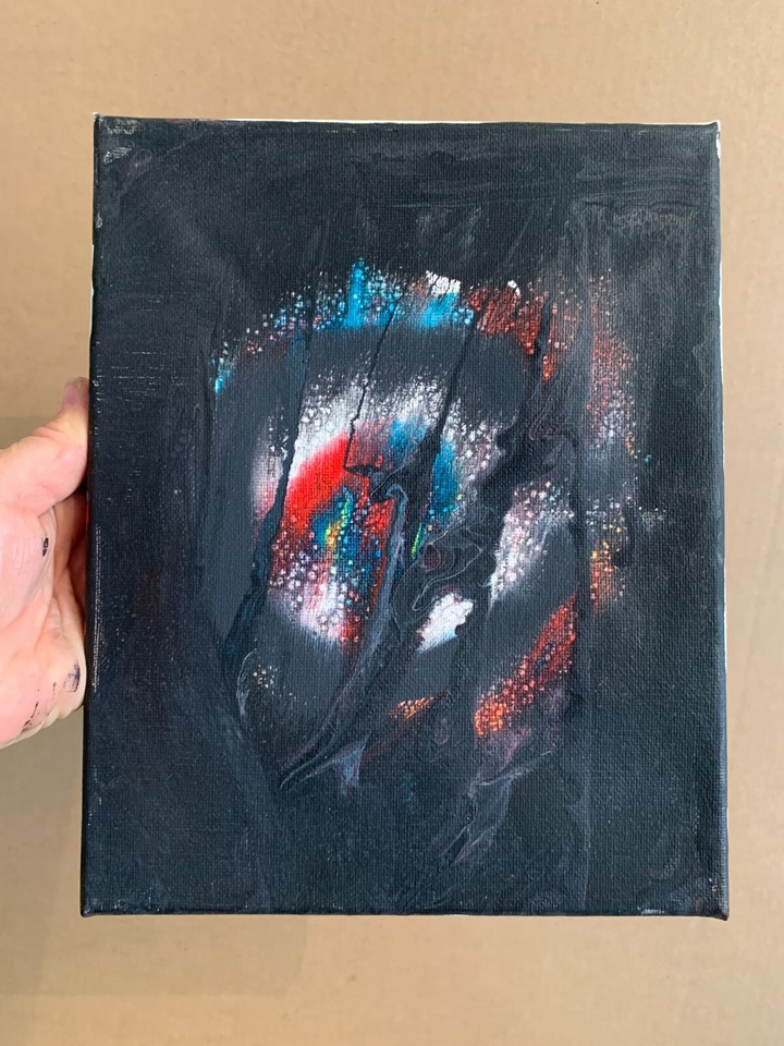 Crawling from the Depths (Original Hand painted art) 8x10 small ...