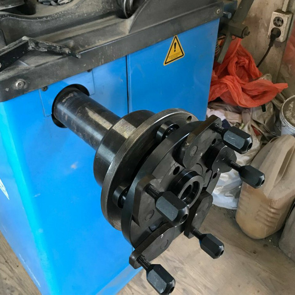 Universal Wheel Balancer Adaptor Plate Fit 40mm Shaft Diameter Tire ...