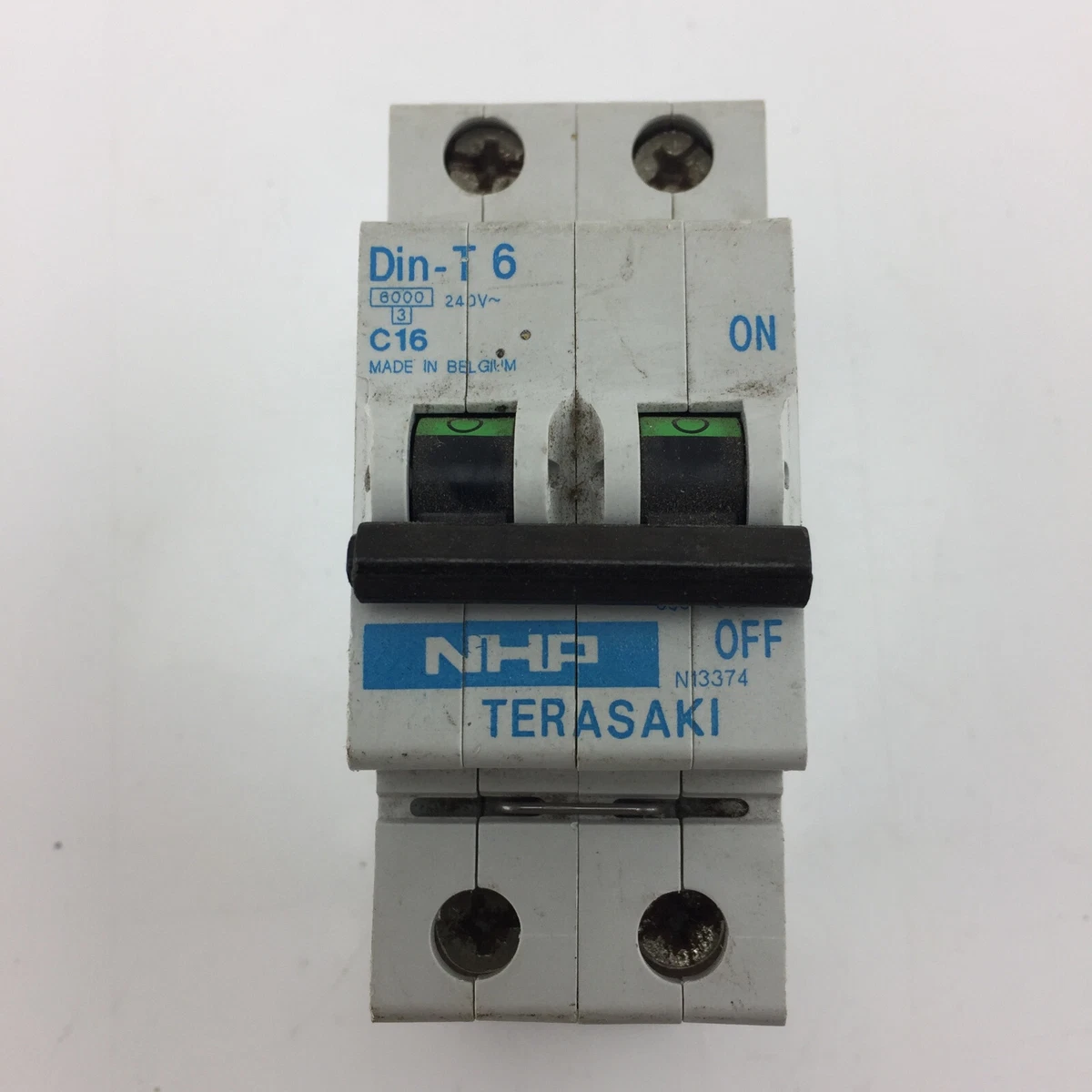 NHP TERASAKI DIN-SAFE MCB Circuit Breaker C6 1P N C Curve, 53% OFF