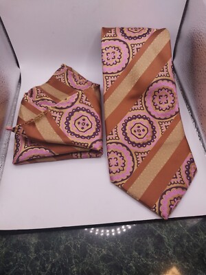 Verse 9 Silk Designs By Maurizio Tie Classic Necktie/ Matching ...