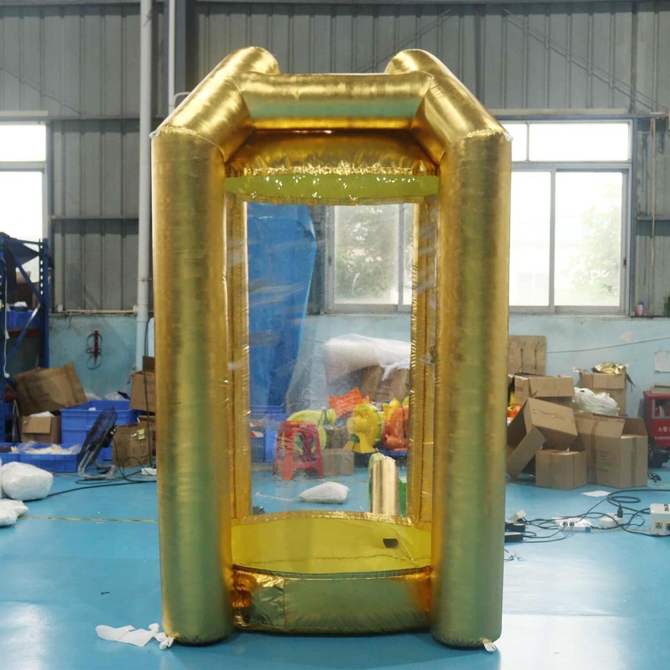 Inflatable Money Machine Booth Cash Cube Machine Money Grab Machine ...