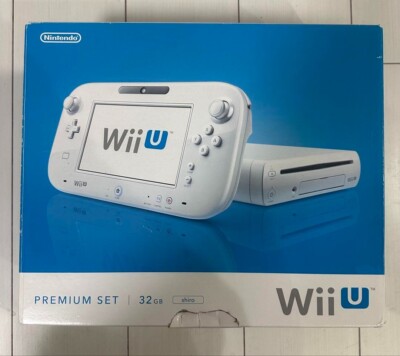 Nintendo Wii U Premium Set White 32GB Japanese Region Code Tested Japan ...
