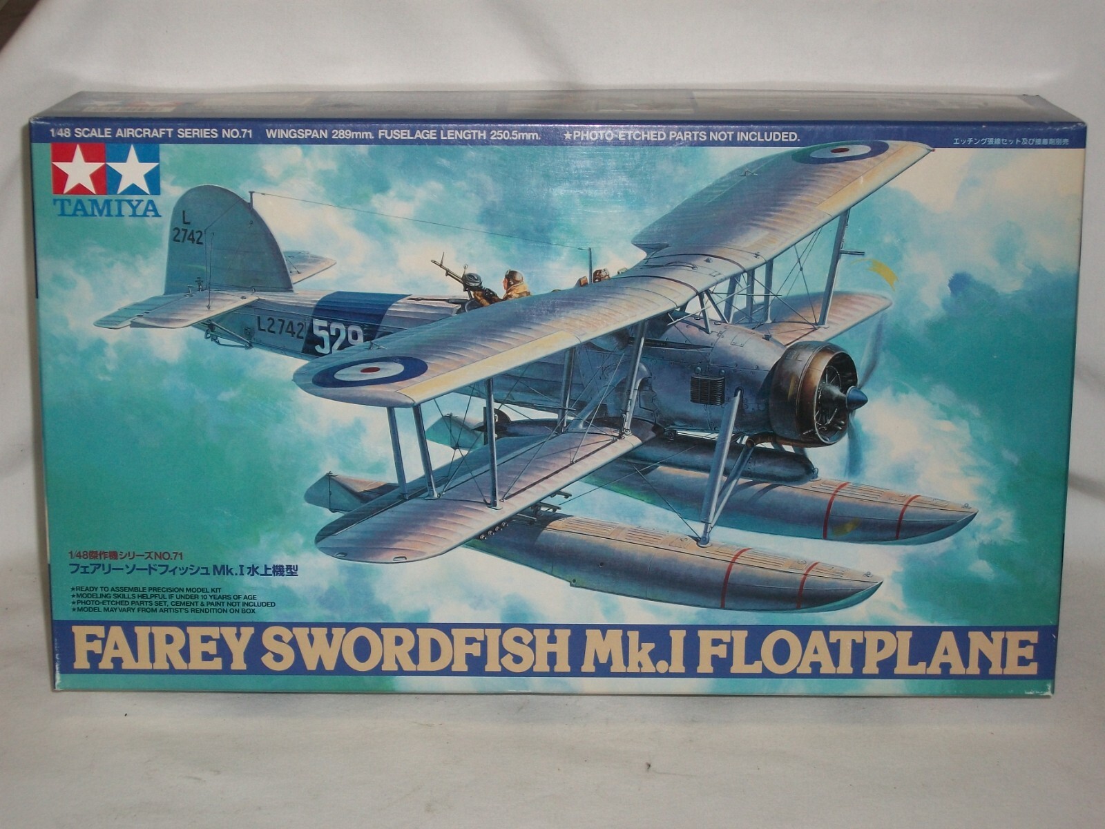 Tamiya 1/48 Fairey Swordfish Mk.I Floatplane + Photo-Etched Bracing Wire Set | eBay