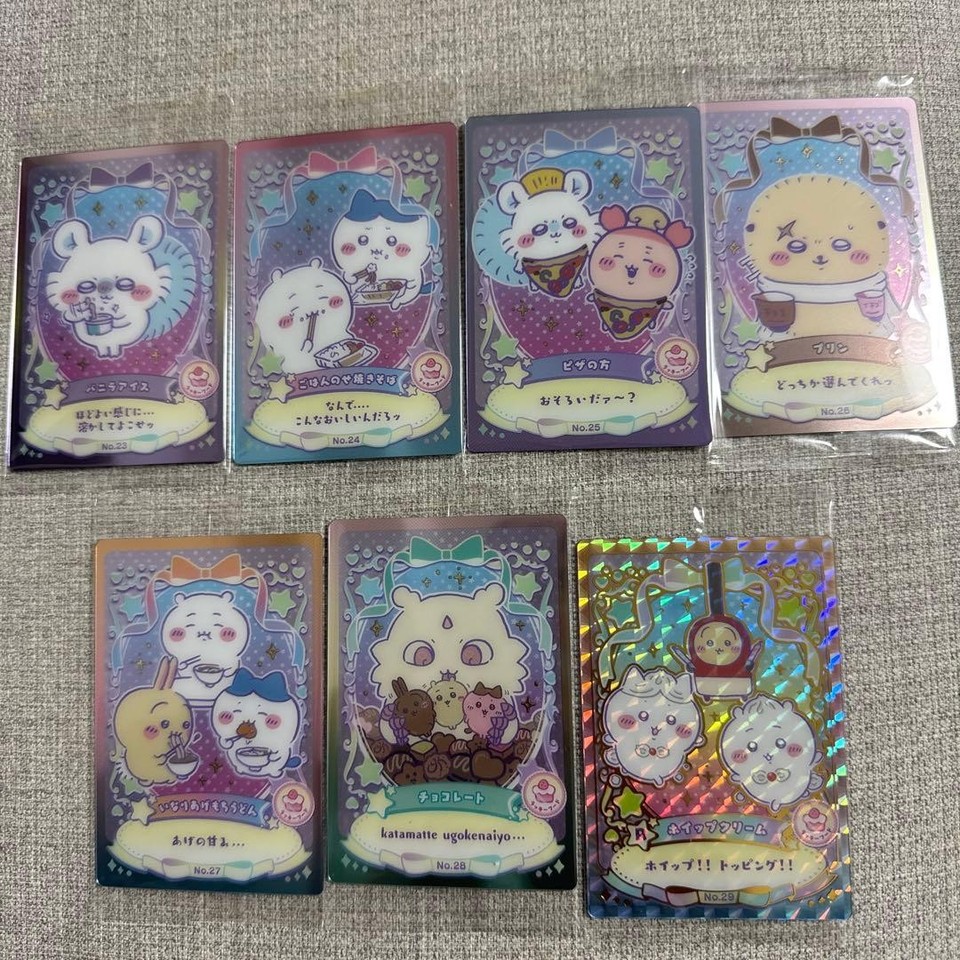Chikawa Wafer Lucky Card Collection 23 pieces | eBay Australia