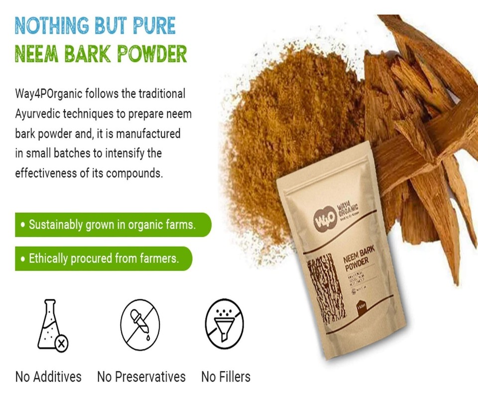 Neem Bark Powder – 32 oz (2 lb) – Tooth & Digestive Support – Ayurvedic ...