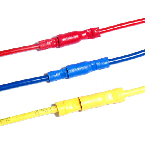100X Assorted Insulated Bullet Splice Connectors Electrical Wire Crimp ...